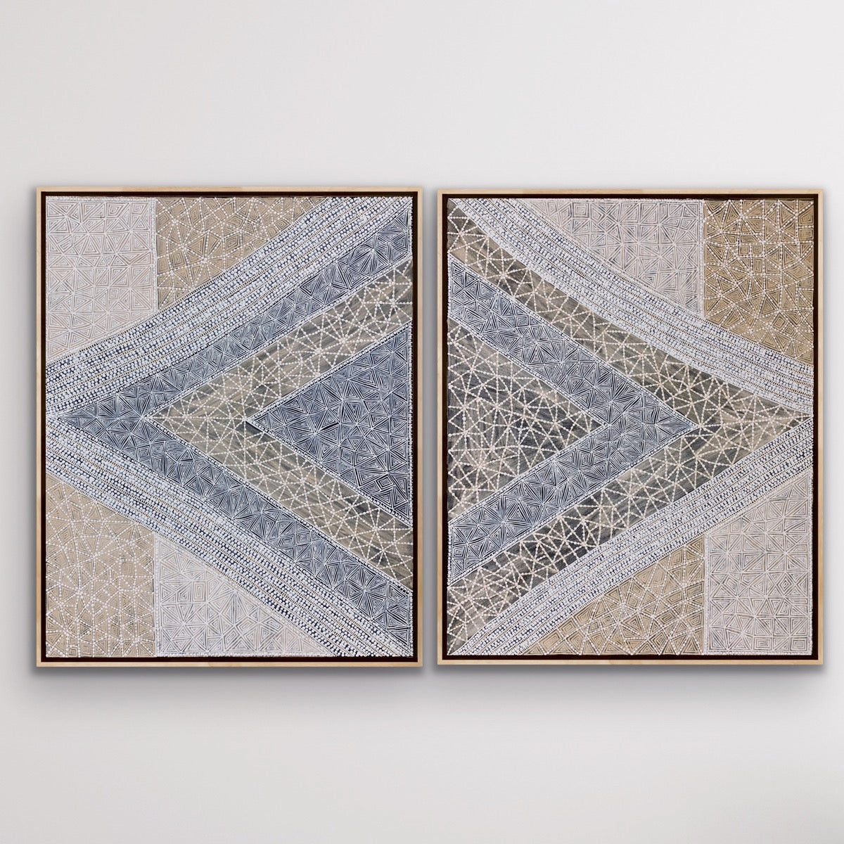 CARA SHIELDS Scar Pattern Boundaries (Diptych) – Coe Gallery